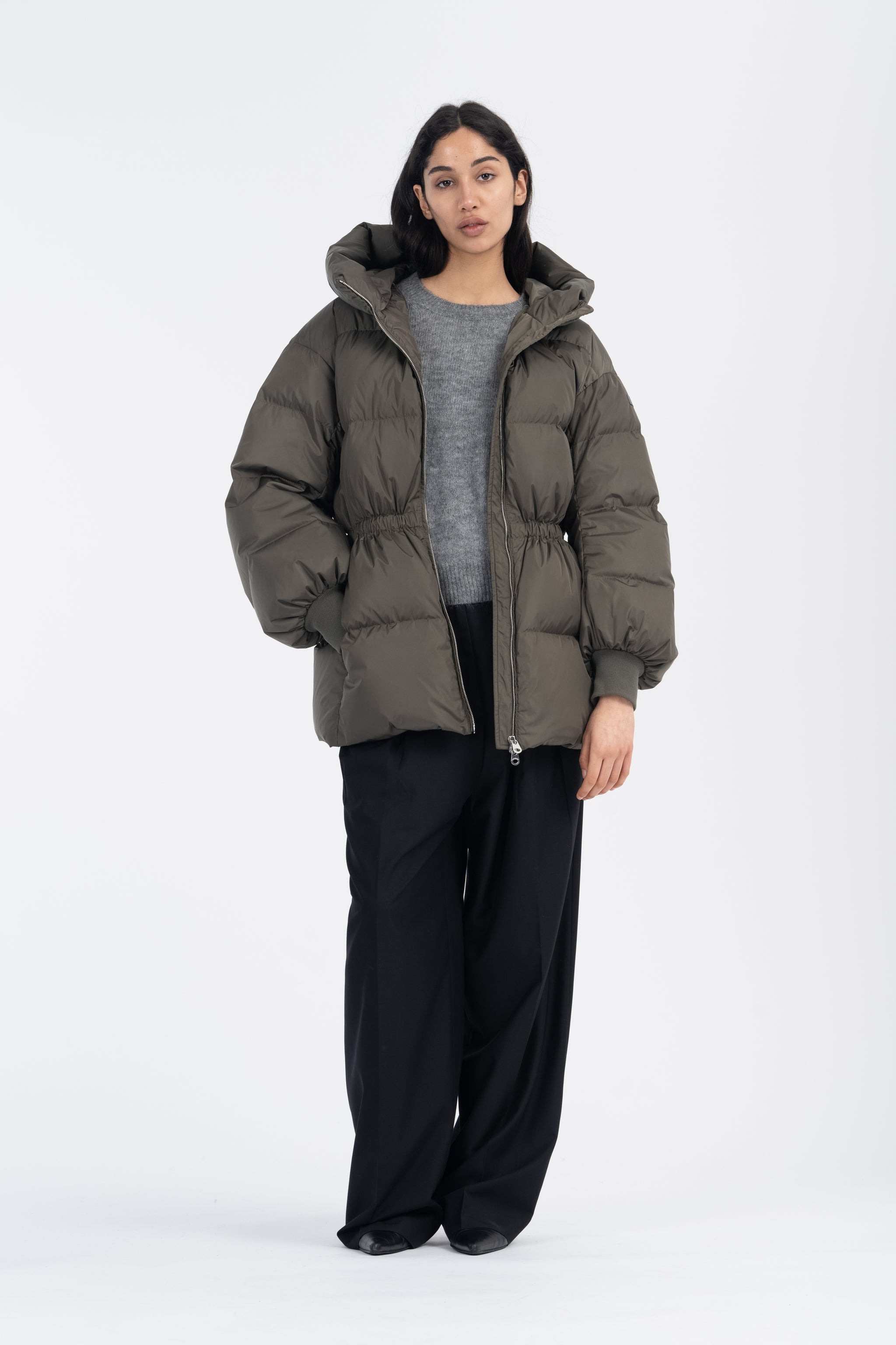DRAWSTRING DOWN JACKET AZA